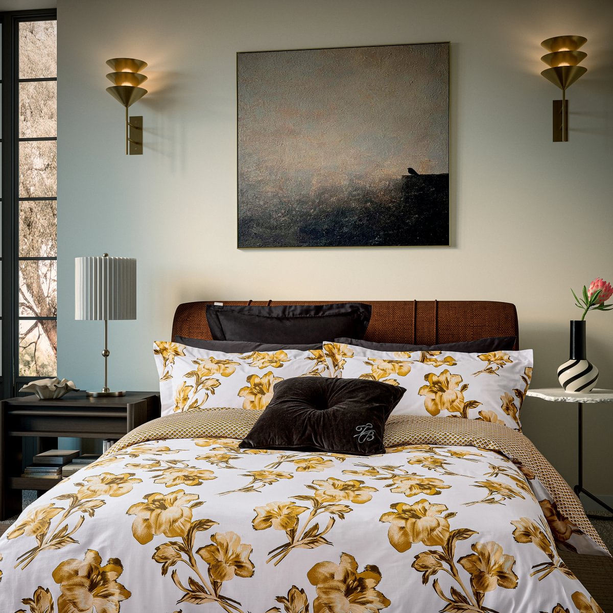 Ted Baker Midnight Garden Ochre Duvet Set – Charmed Interiors