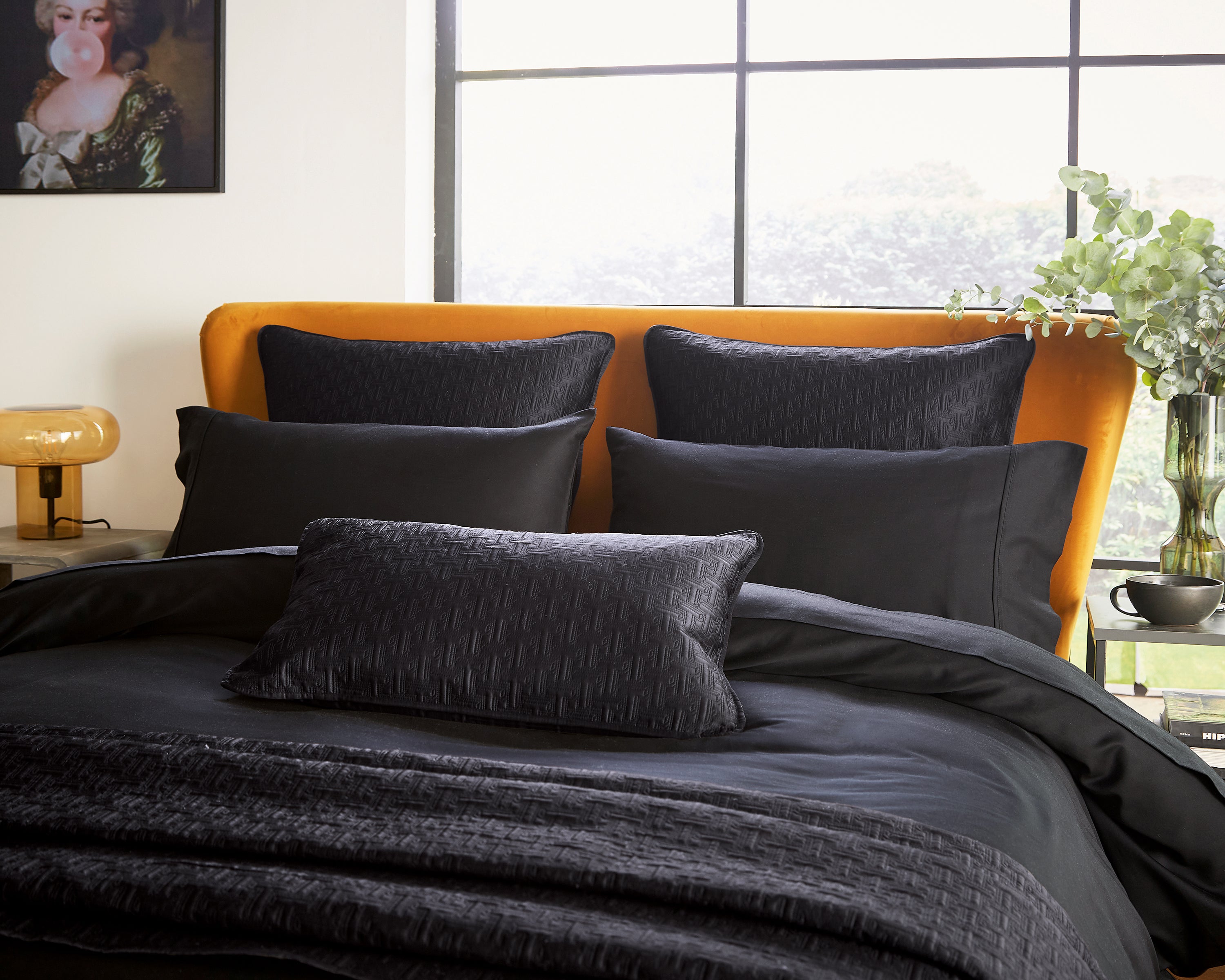 Ted Baker 250TC 100% BCI Cotton Sateen Black Sheets – Charmed Interiors